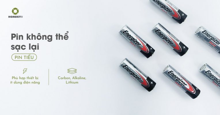 Phân biệt các loại pin: Pin sạc và Pin tiểu khác nhau như nào?