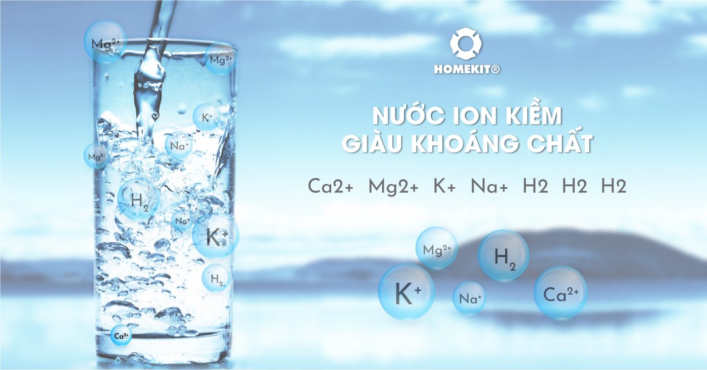 HomeKit: Phân biệt nước kiềm, nước ion kiềm và nước hydrogen